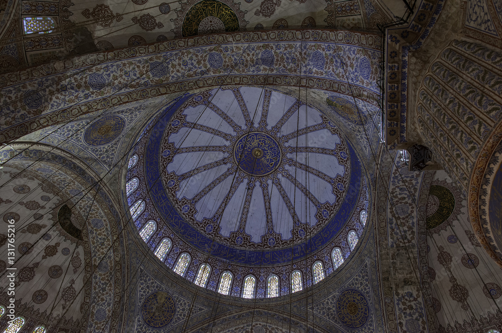 Blue Mosque Ceiling Stock Photo | Adobe Stock