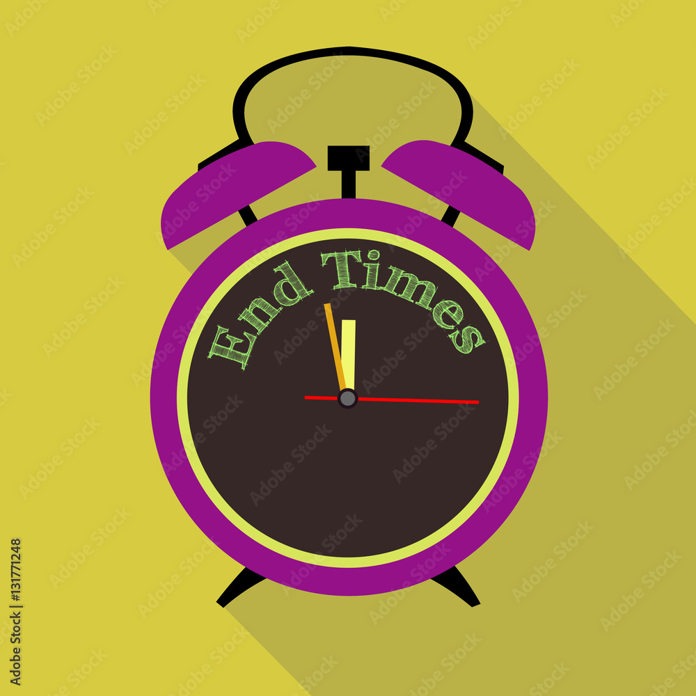 End Times Alarm Clock Stock-Illustration | Adobe Stock