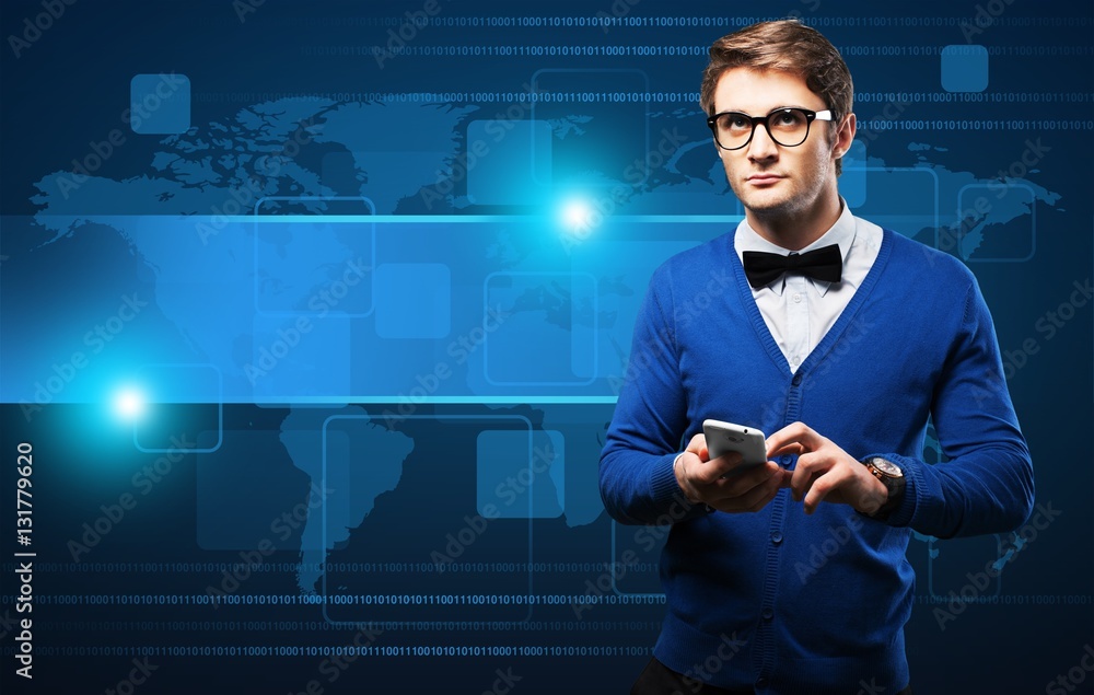 Nerd. Stock-Foto | Adobe Stock