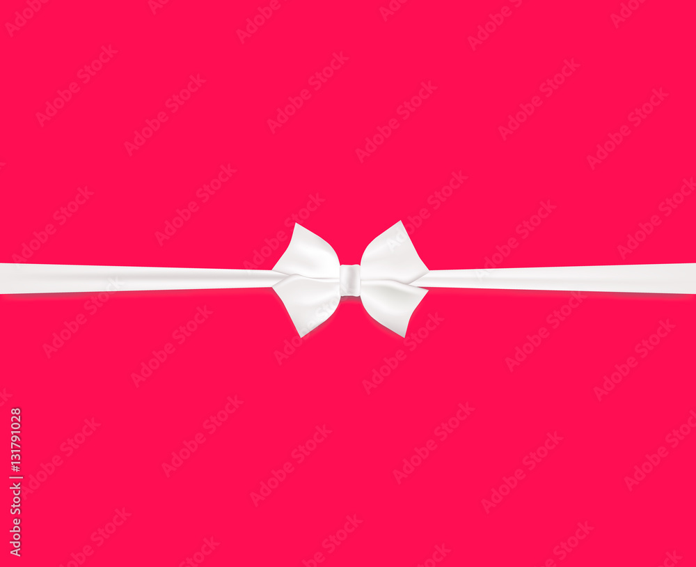 Vector background with bow Stock Vector | Adobe Stock