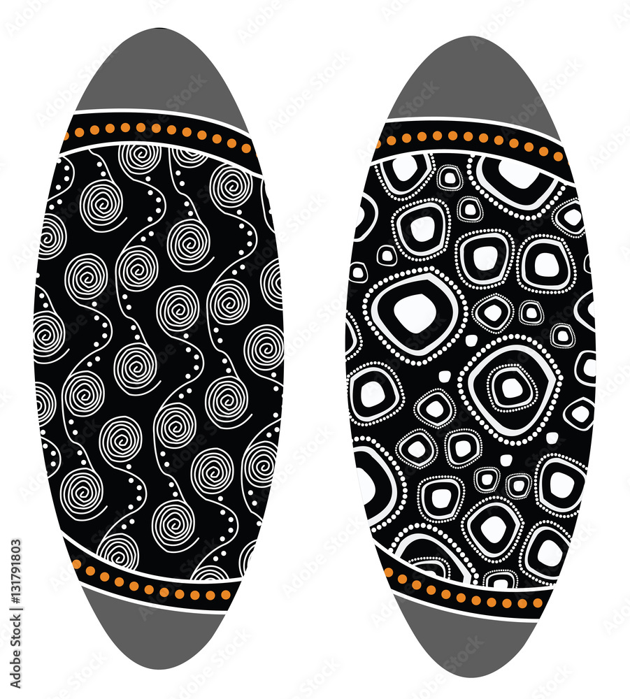 Aboriginal shield (Vector art). Illustration based on aboriginal style ... Aboriginal shield (Vector art). Illustration based on aboriginal style ...