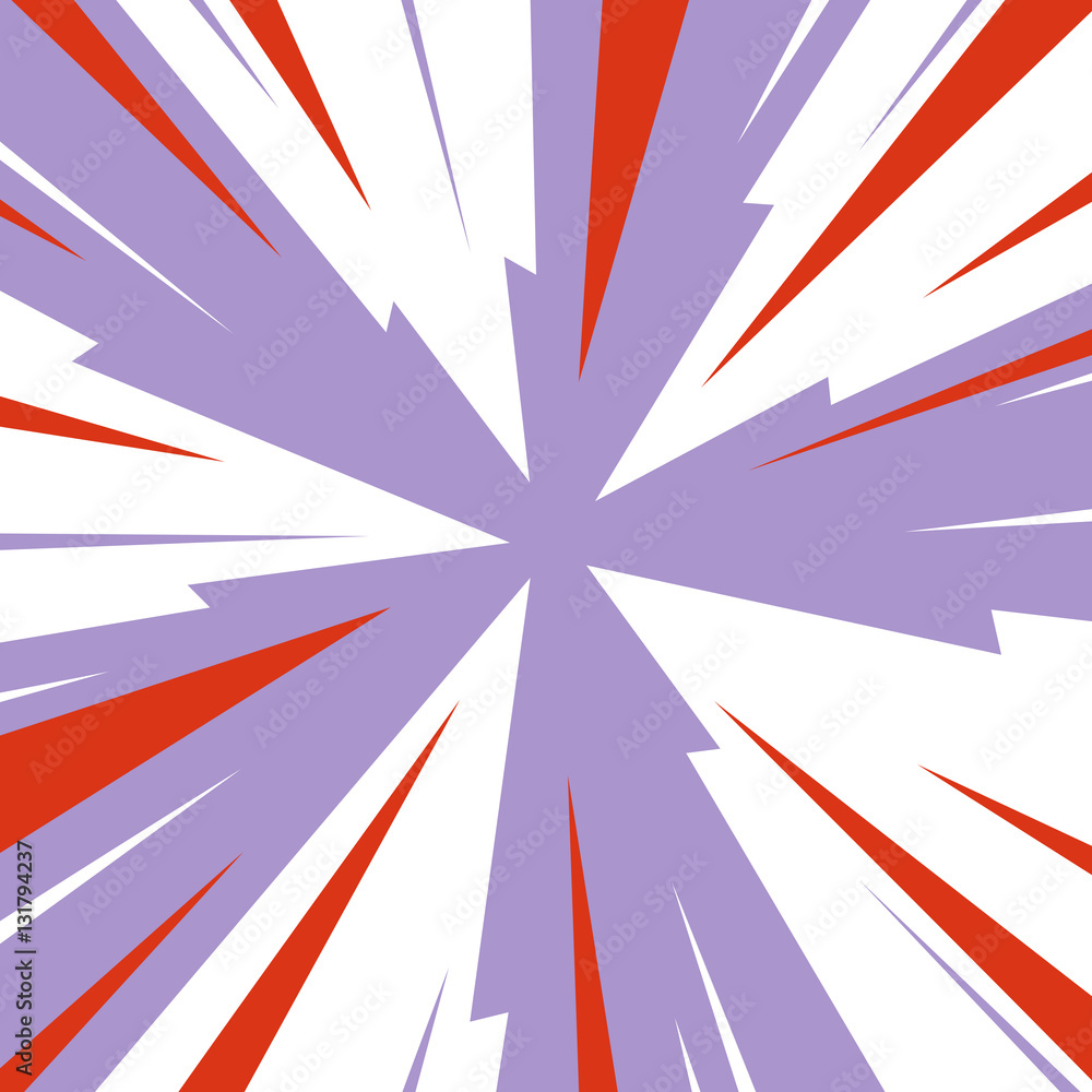 Vintage red and blue radial lines background Stock Vector | Adobe Stock