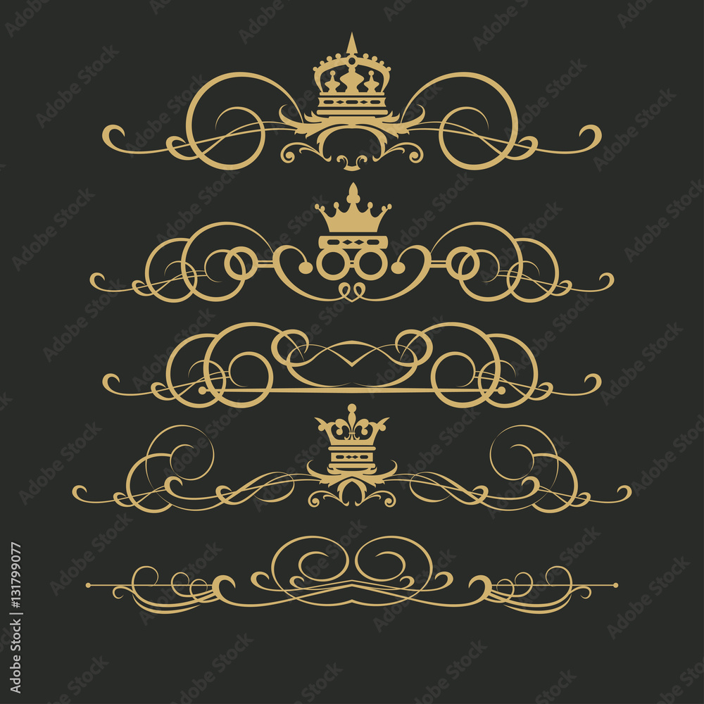 Victorian Crown Scrolls