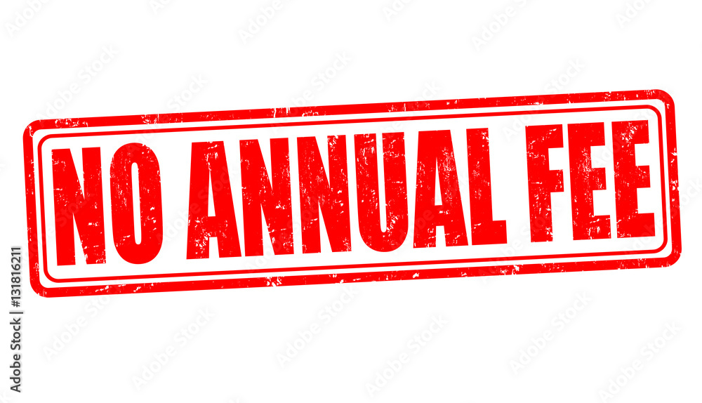 No annual fee sign or stamp Stock Vector | Adobe Stock