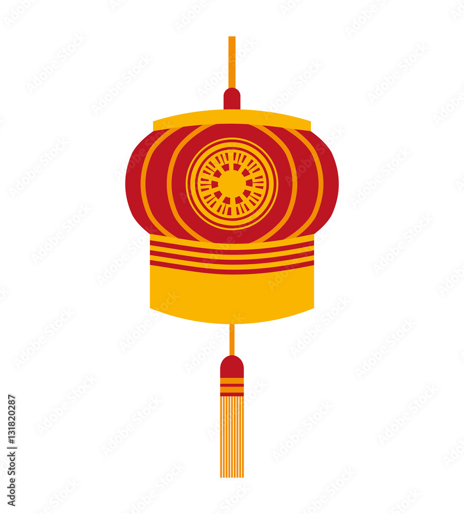 traditional japanese lamp icon vector illustration design Stock Vector ...