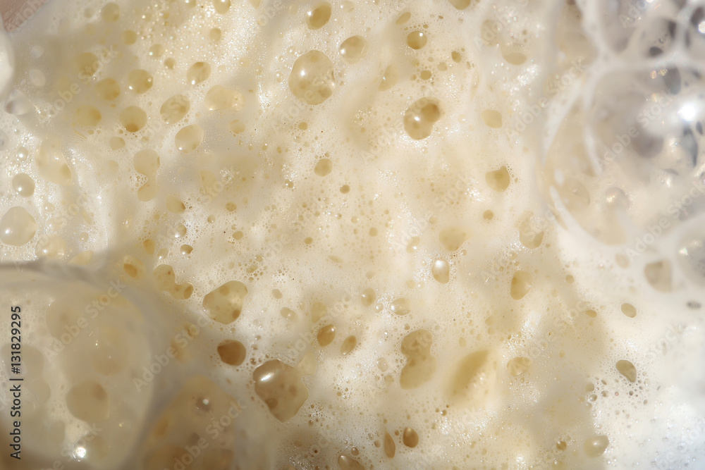 White froth background. Stock-Foto | Adobe Stock
