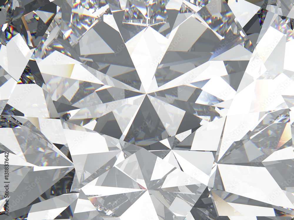 3D illustration crop diamond texture zoom Stock Illustration | Adobe Stock