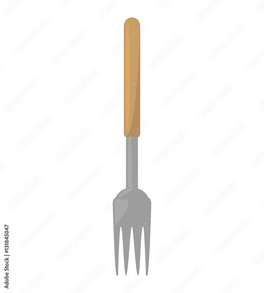 cooking fork utensils kitchen vector illustration eps 10 Stock Vector ...
