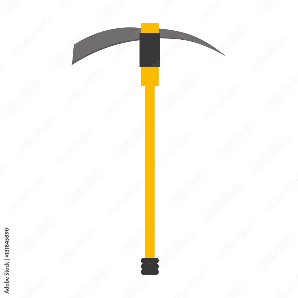 pickaxe tool mining extraction vector illustration eps 10 Stock Vector ...