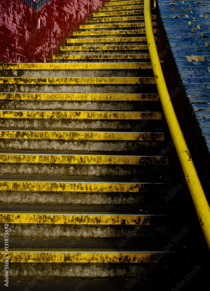 Yellow Steps foto de Stock | Adobe Stock