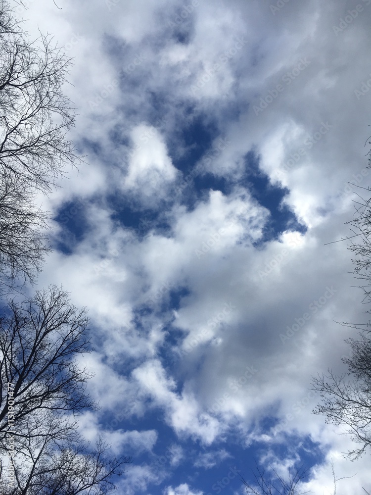 winter clouds Stock Photo | Adobe Stock