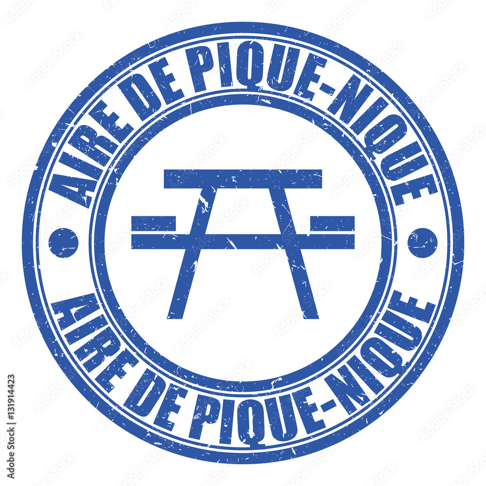 Logo aire de pique-nique. Stock Vector | Adobe Stock