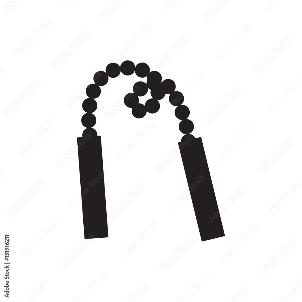 chain weapon icon illustration Stock Vector | Adobe Stock