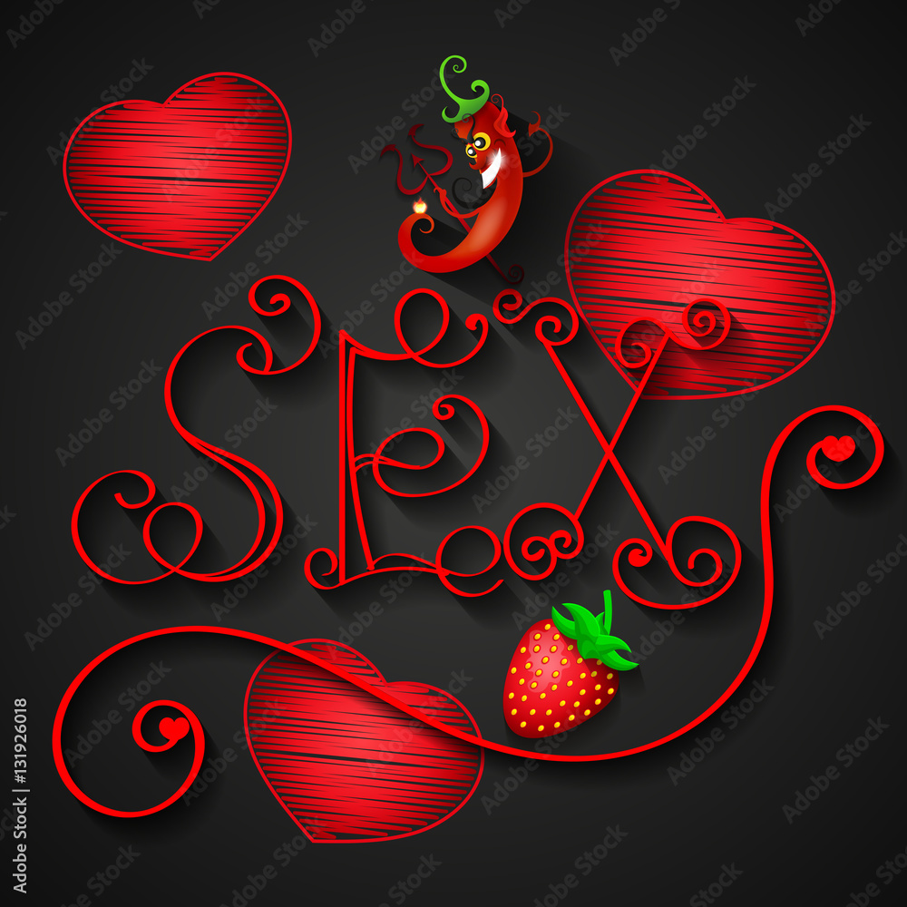 Vetor De Sex Shop Vector Logo Do Stock Adobe Stock