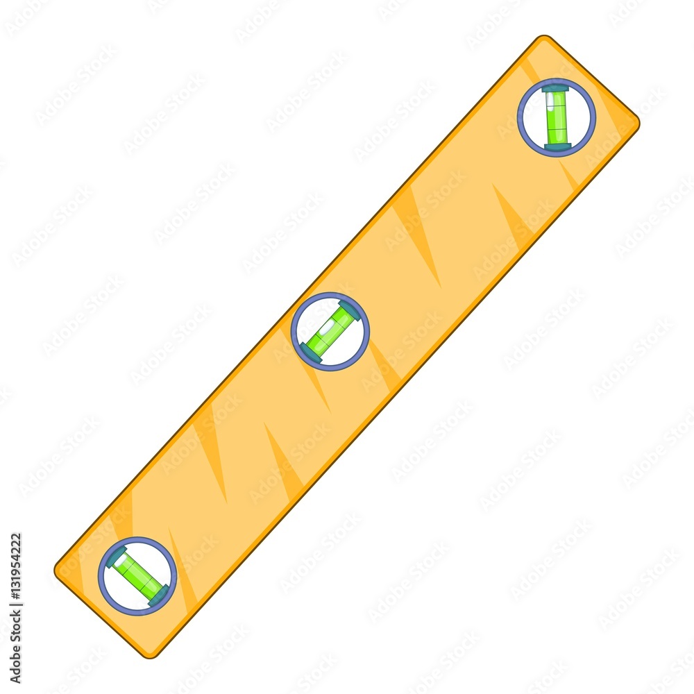 Level measurement icon. Cartoon illustration of level measurement ...