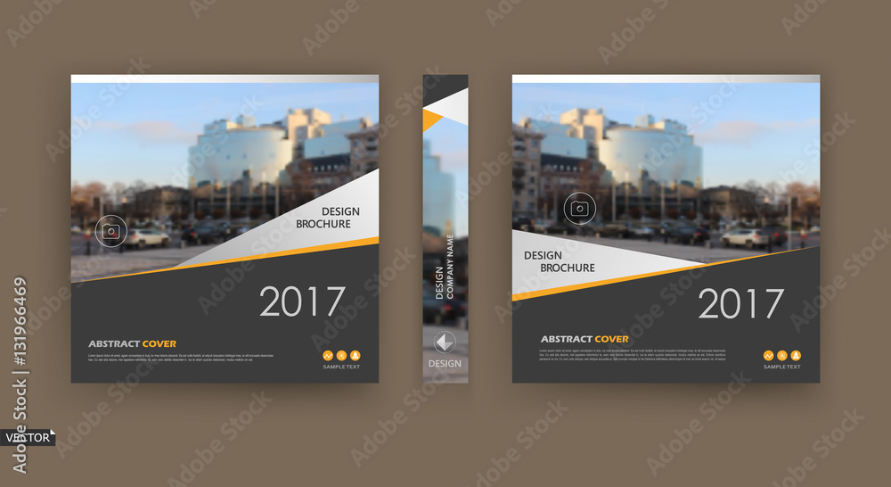 Abstract composition. Patch brochure cover design. Info banner frame ...