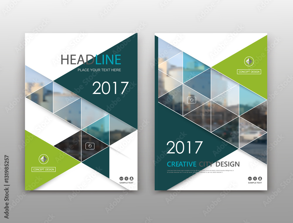 Abstract binder layout. White a4 brochure cover design. Fancy info text ...