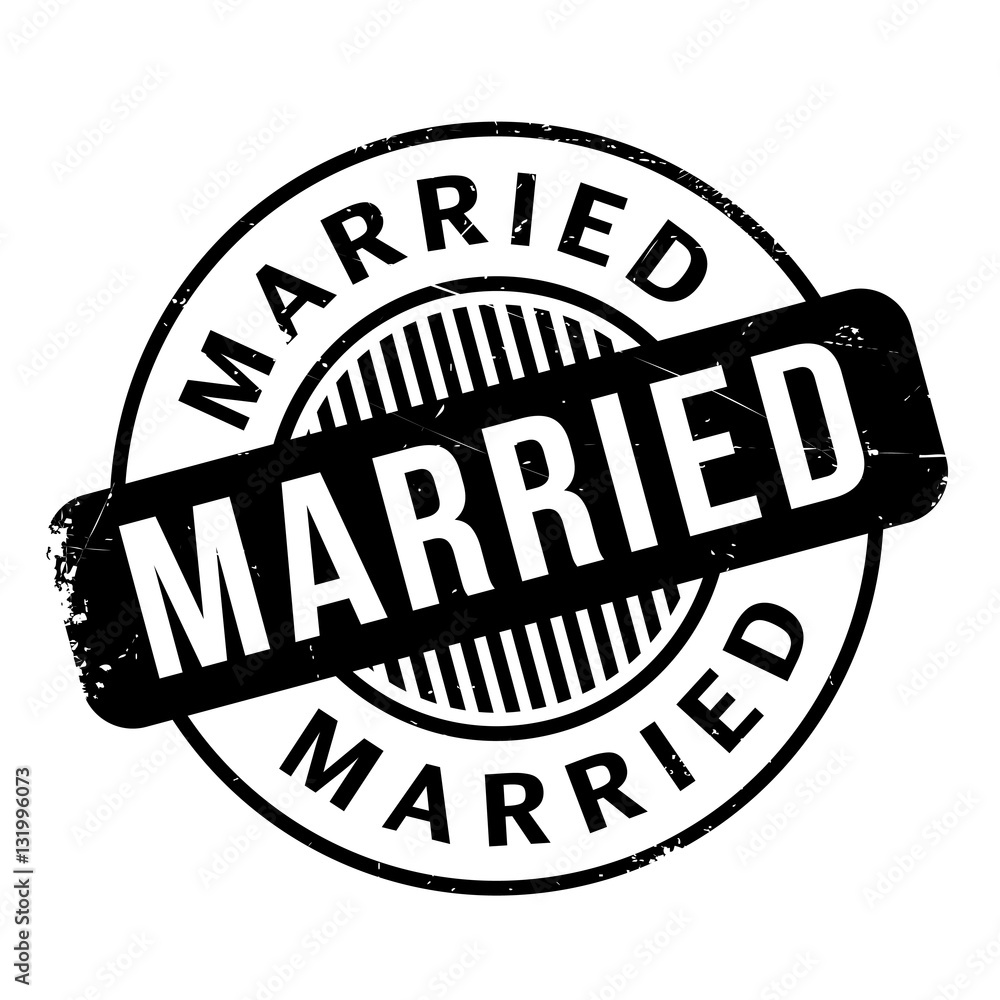 Married rubber stamp Stock-Vektorgrafik | Adobe Stock