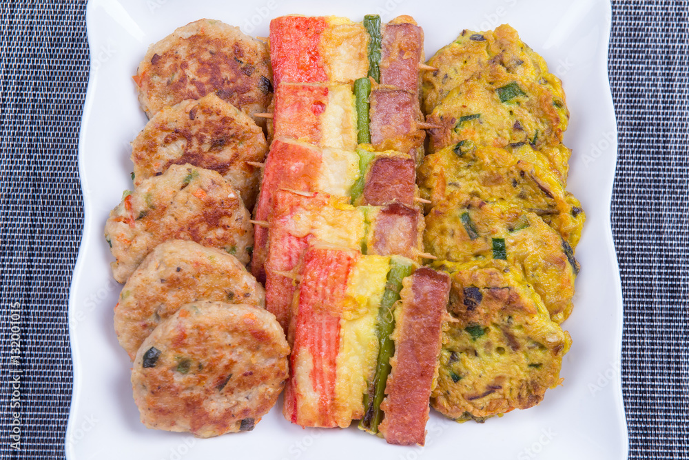 Korea pancake ( jeon ) - korean food Stock Photo | Adobe Stock