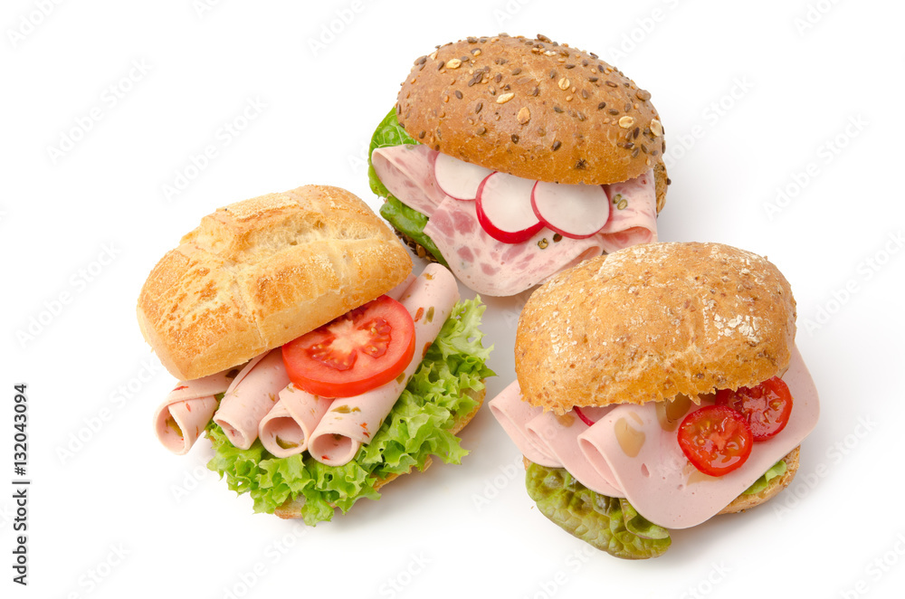 Wurstbrötchen Stock-Foto | Adobe Stock