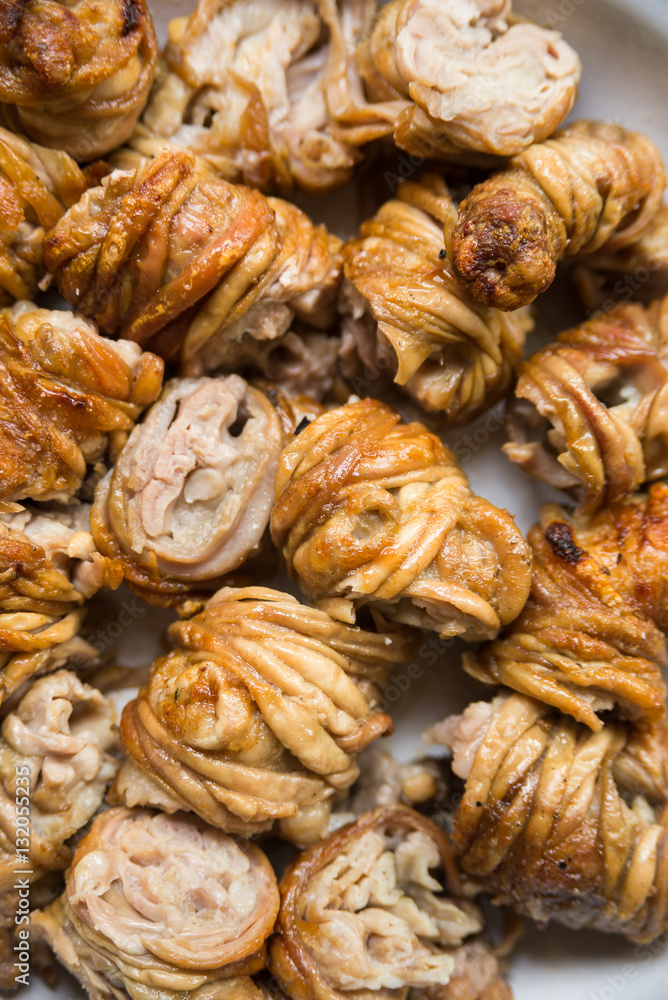 Cordula Sarda, roasted lamb offal, traditional food of Sardinia Stock ...