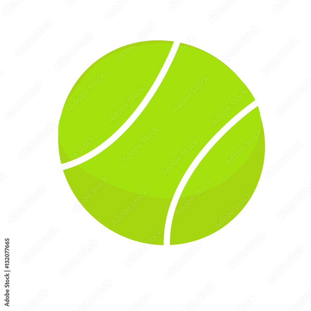 Tennis ball icon. Stock Vector | Adobe Stock