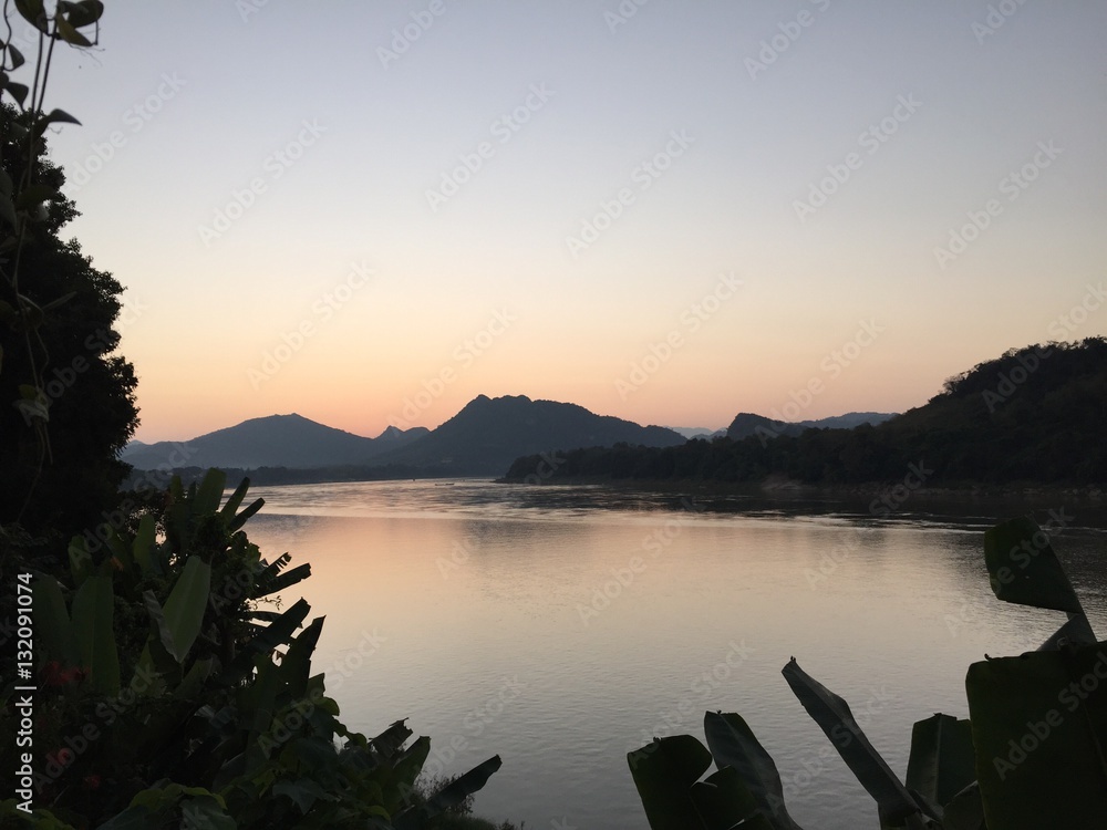 Khong river in Laos Stock Photo | Adobe Stock