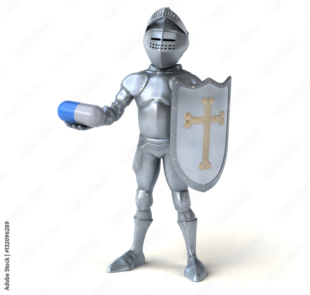 Fun knight Stock Illustration | Adobe Stock