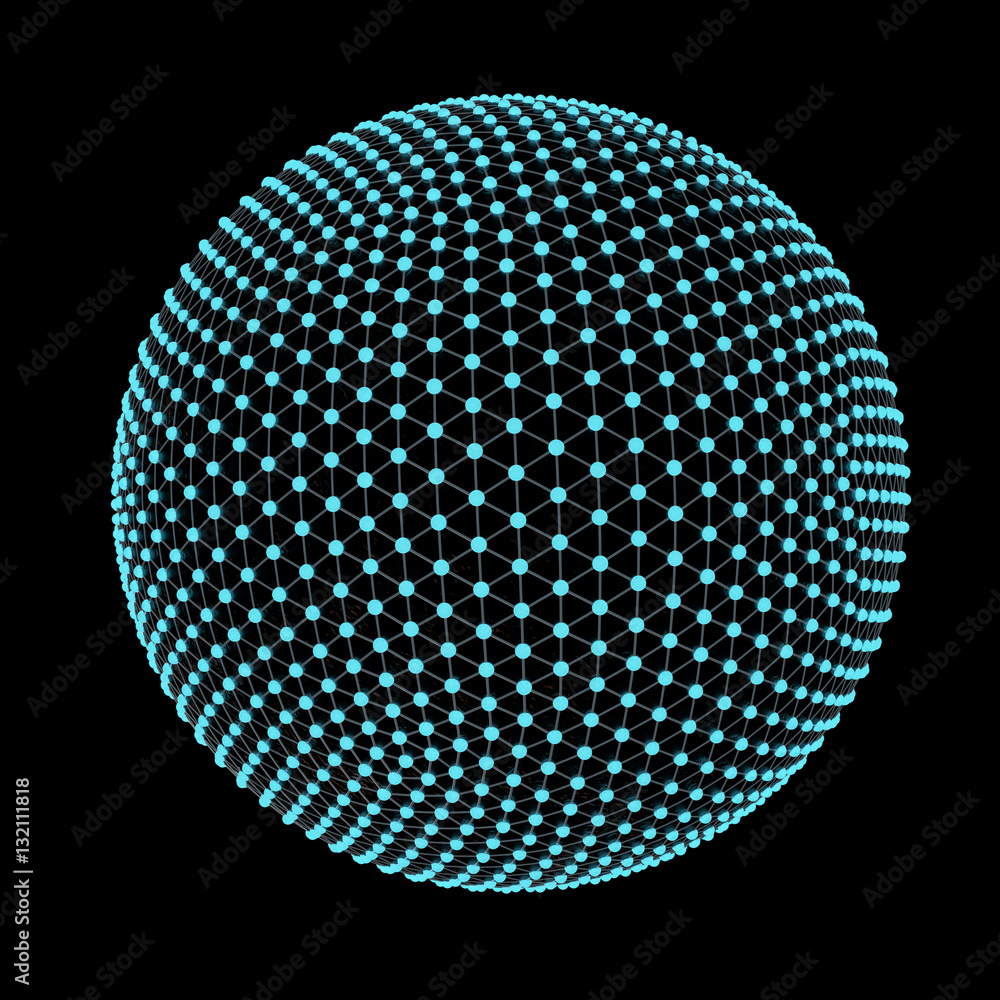 spherical structure Stock Illustration | Adobe Stock