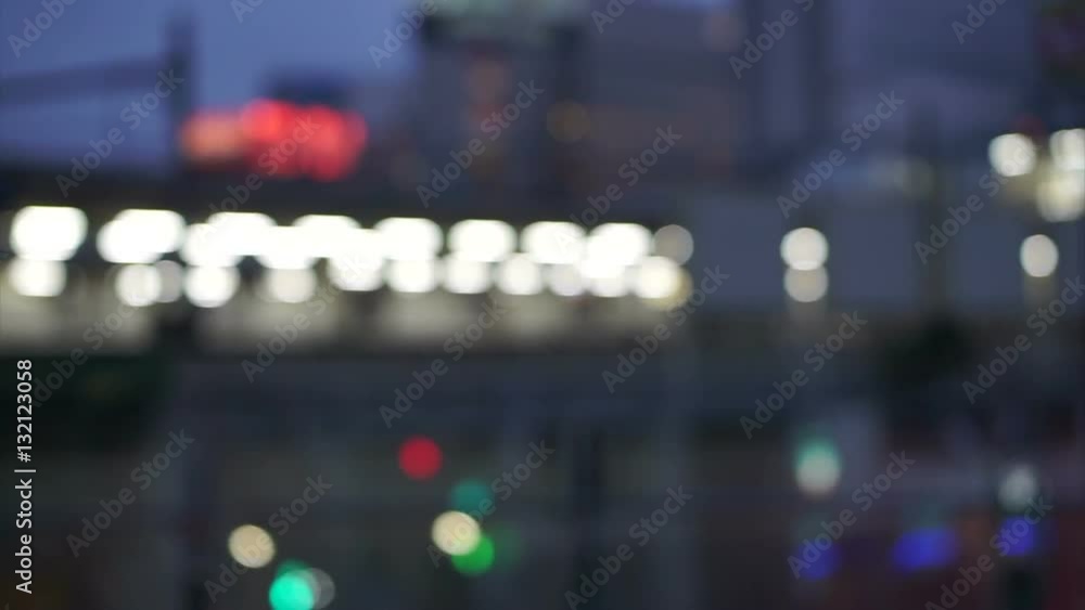 Royalty free footage of Japanese Akihabara train station blur abstract ...