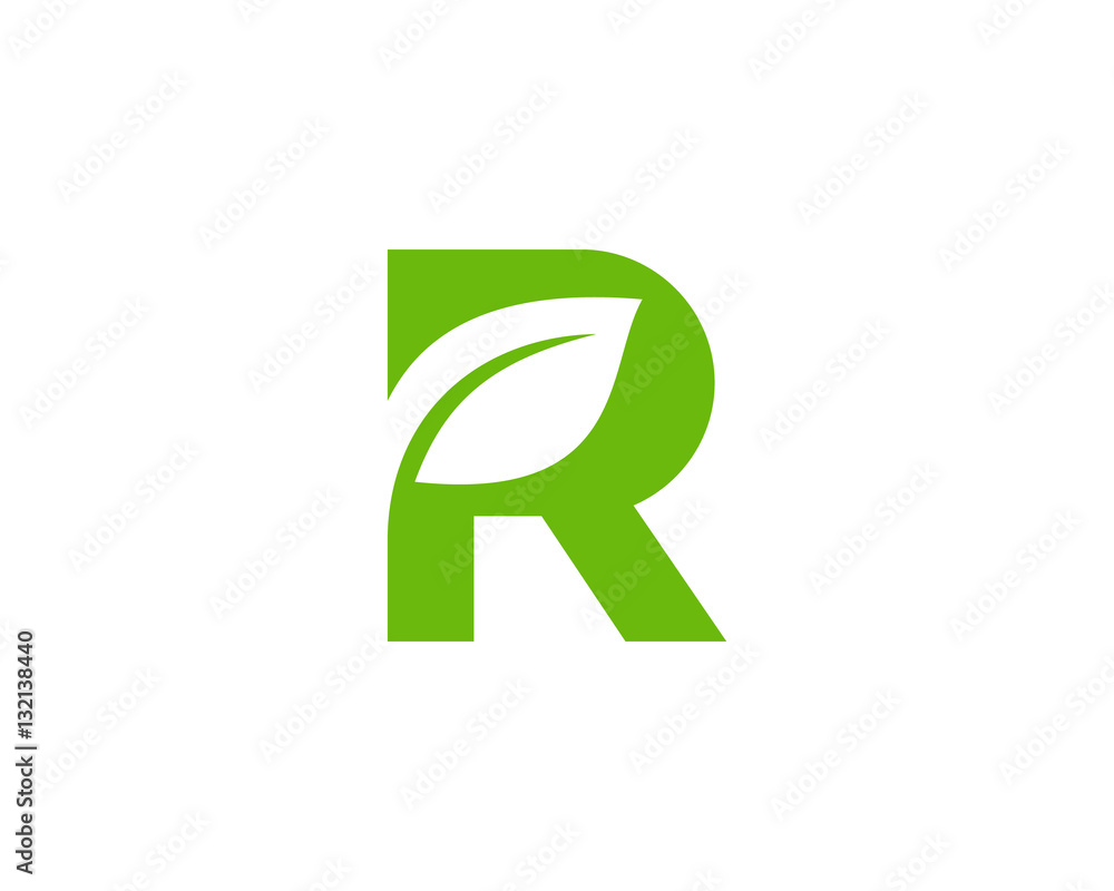 Green Letter R