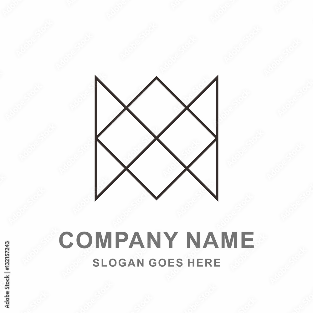 Geometric Square Triangle Architecture Interior Motif Pattern ...