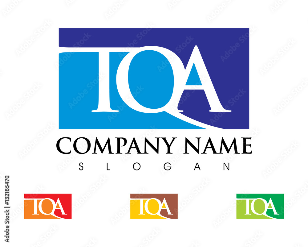 TQA Letter Logo Stock Vector | Adobe Stock