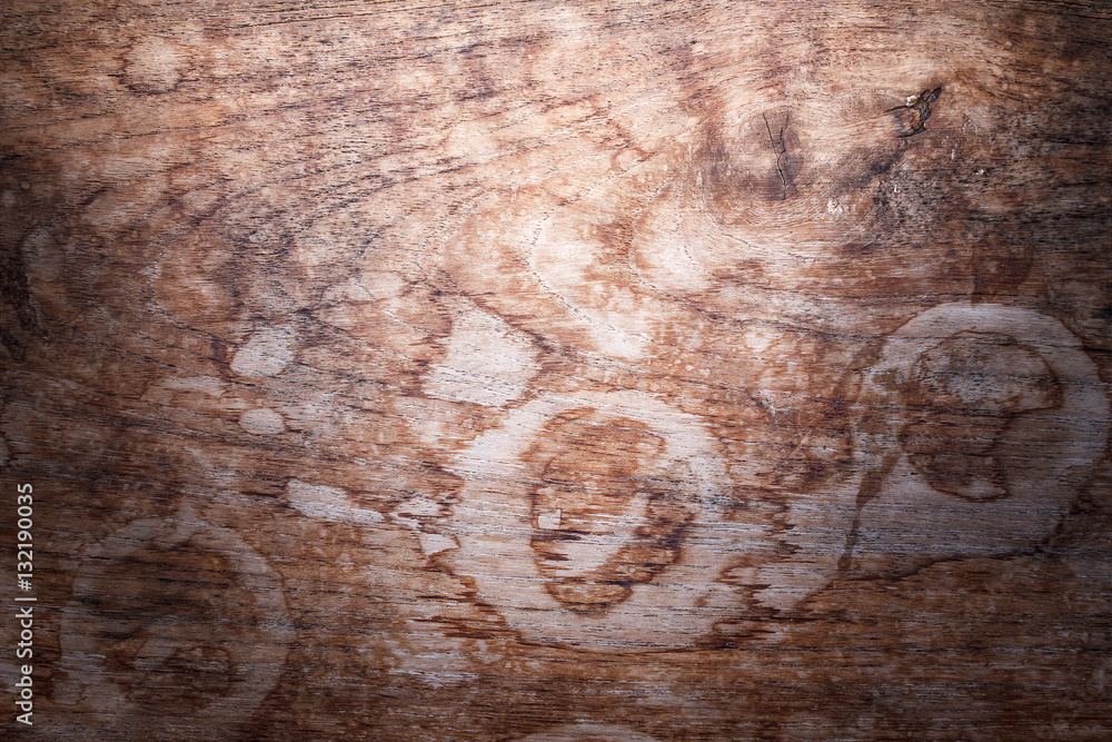 Wood texture background with water stains for design with copy space ...
