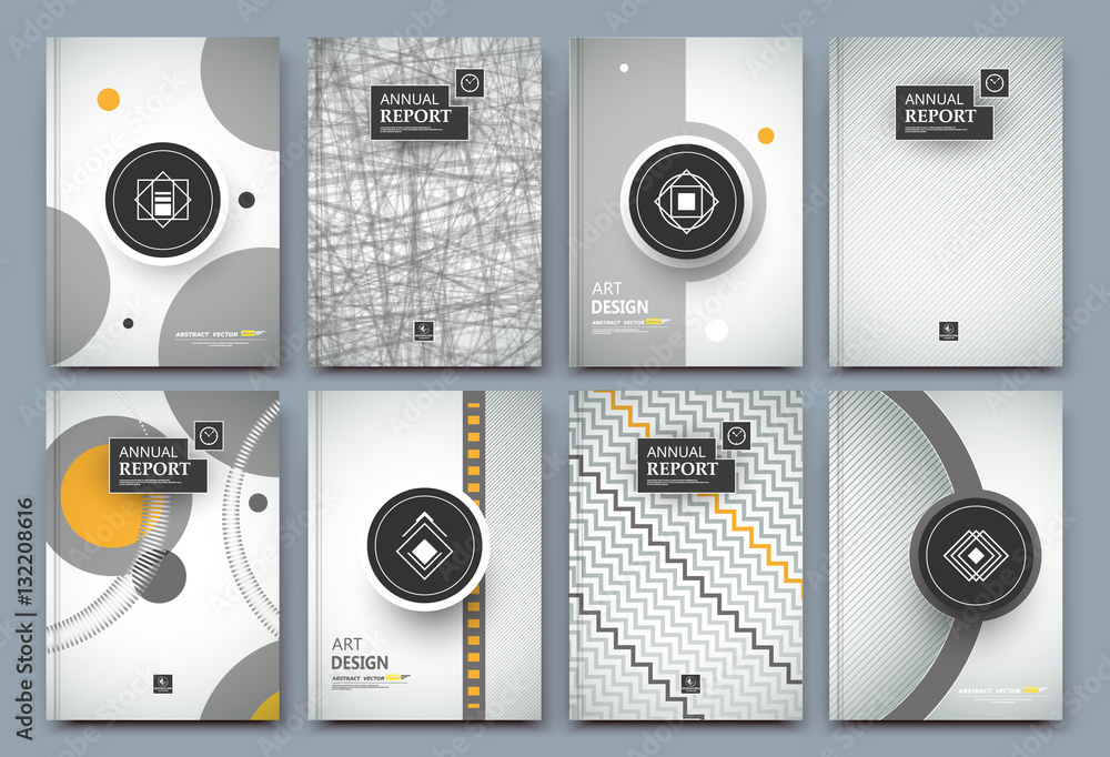 Abstract composition. Round text frame surface. Black, white a4 ...