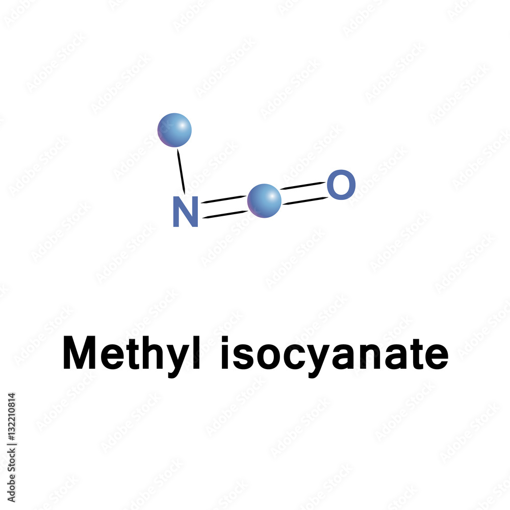 Methyl isocyanate is an intermediate chemical in the production of ...