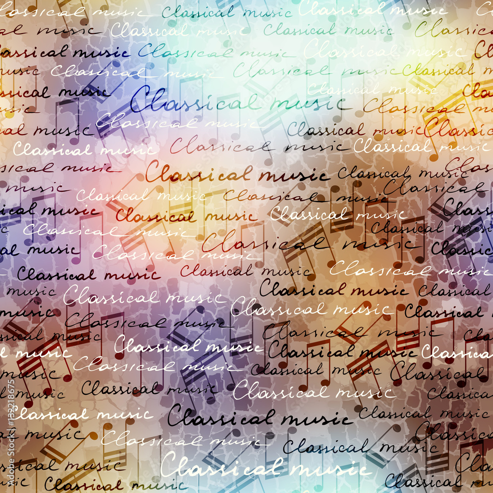 Classical music background Stock Vector | Adobe Stock