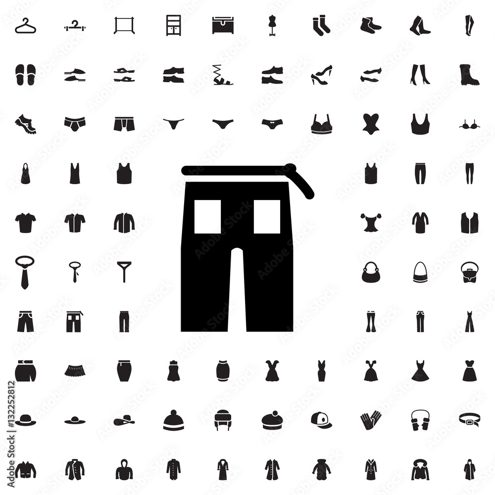 pants icon illustration Stock Vector | Adobe Stock