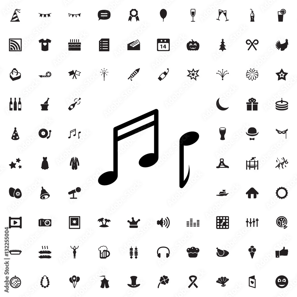 note icon illustration Stock-Vektorgrafik | Adobe Stock