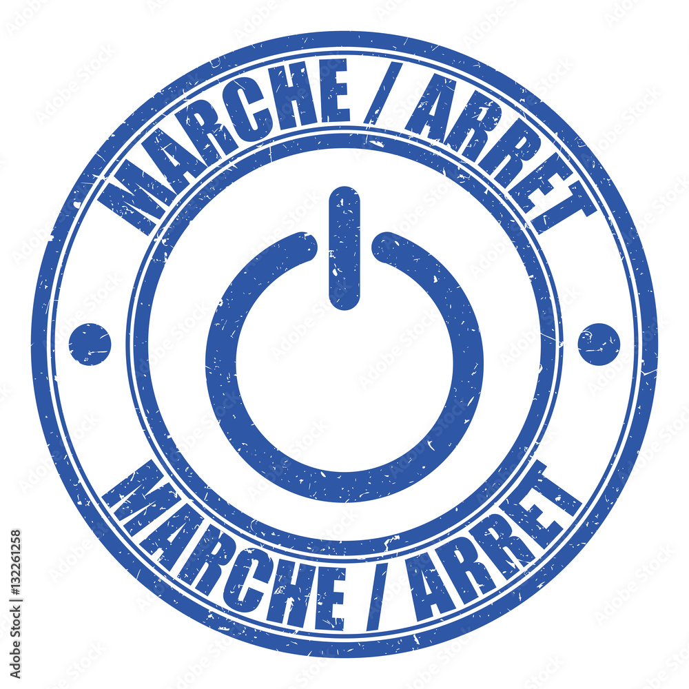 Vettoriale Stock Logo marche / arrêt. | Adobe Stock