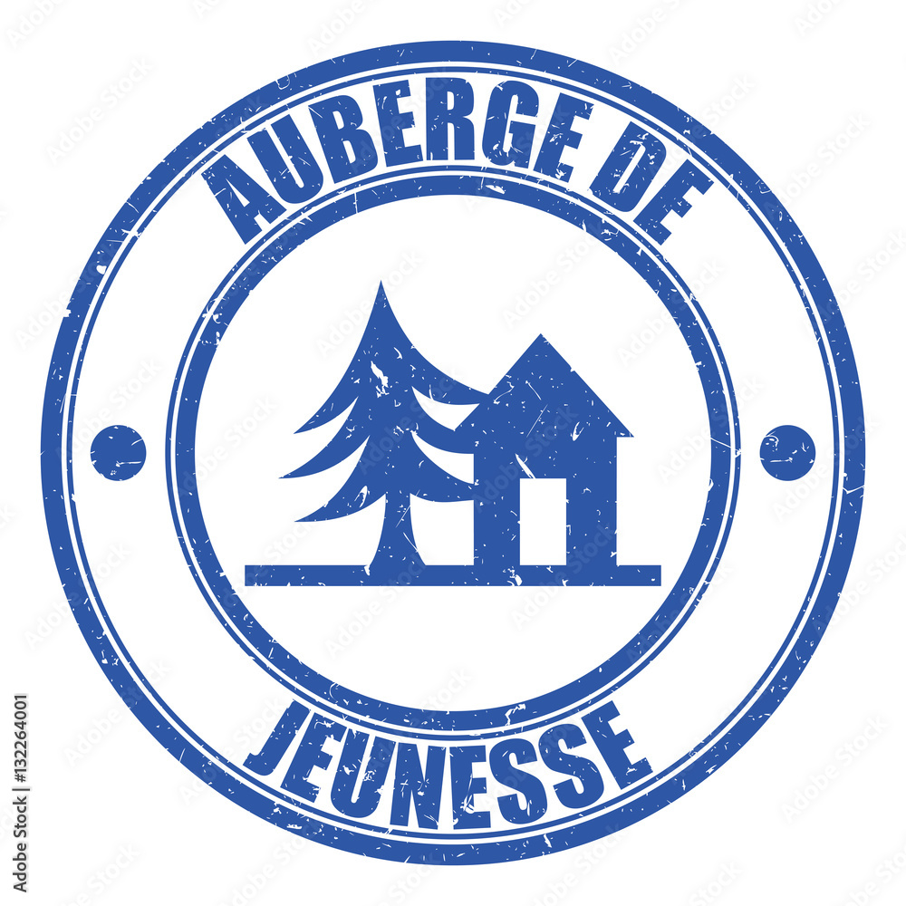 Logo auberge de jeunesse. Stock Vector | Adobe Stock