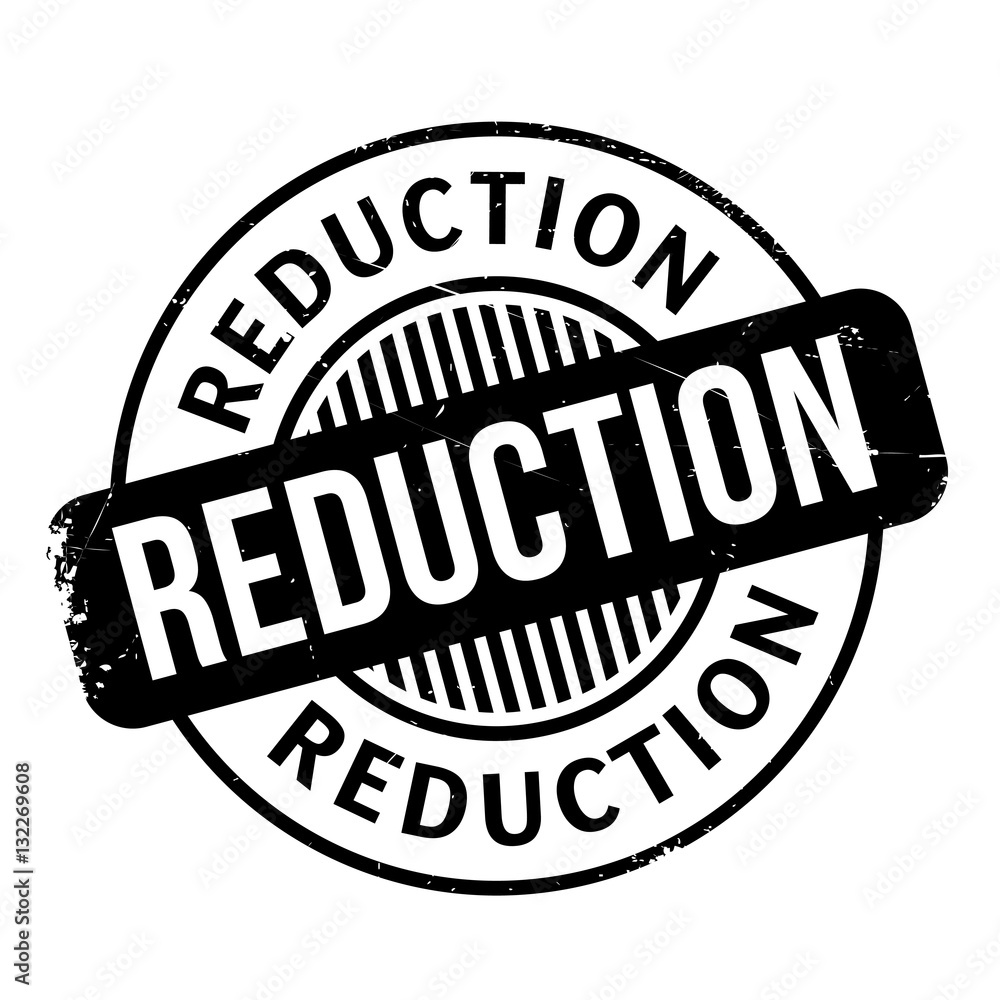 Reduction rubber stamp Stock Vector | Adobe Stock
