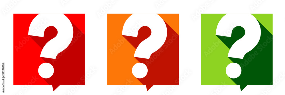 Bulle point d'interrogation Stock Vector | Adobe Stock