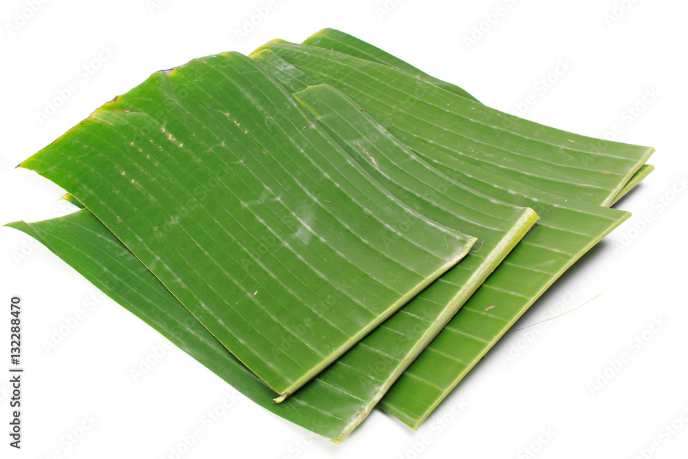 Banana leaves for wrapping or serving food as ecological dishware ...