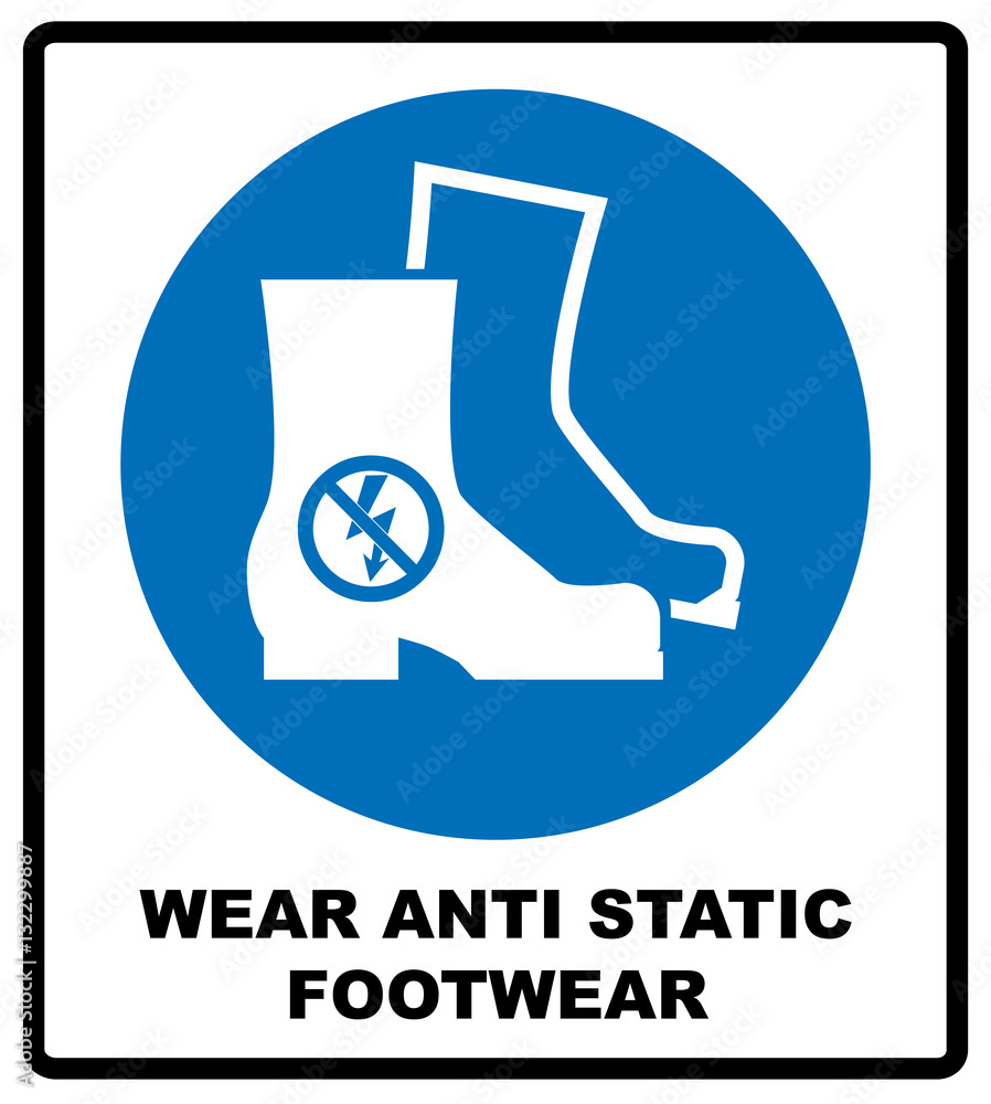 Wear safety footwear. Protective safety boots must be worn, mandatory ...