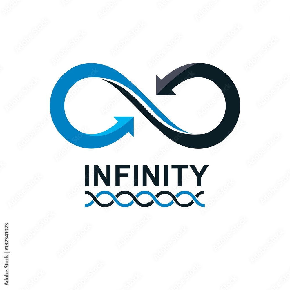 Infinity Loop vector symbol, conceptual logo special design. Stock ...