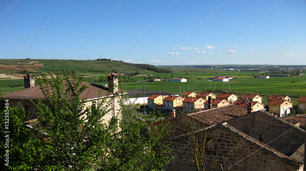 Paisajes rústicos, pueblos. Stock Photo | Adobe Stock