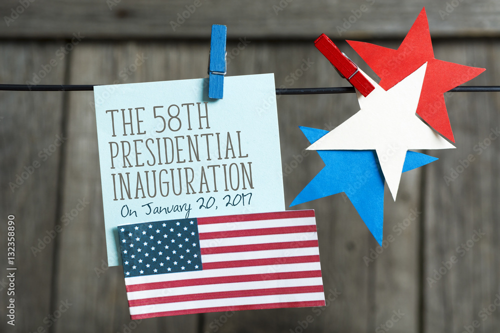 Presidential Inauguration Day On January 20, 2017. Americans celebrate ...