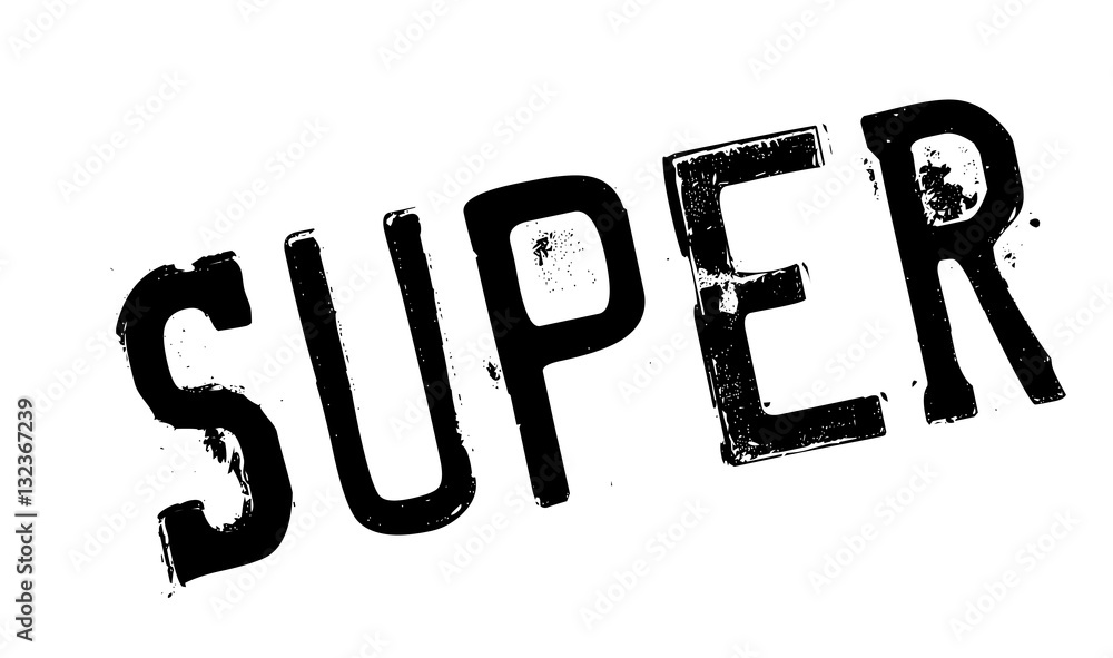 Super rubber stamp. Grunge design with dust scratches. Effects can be ...