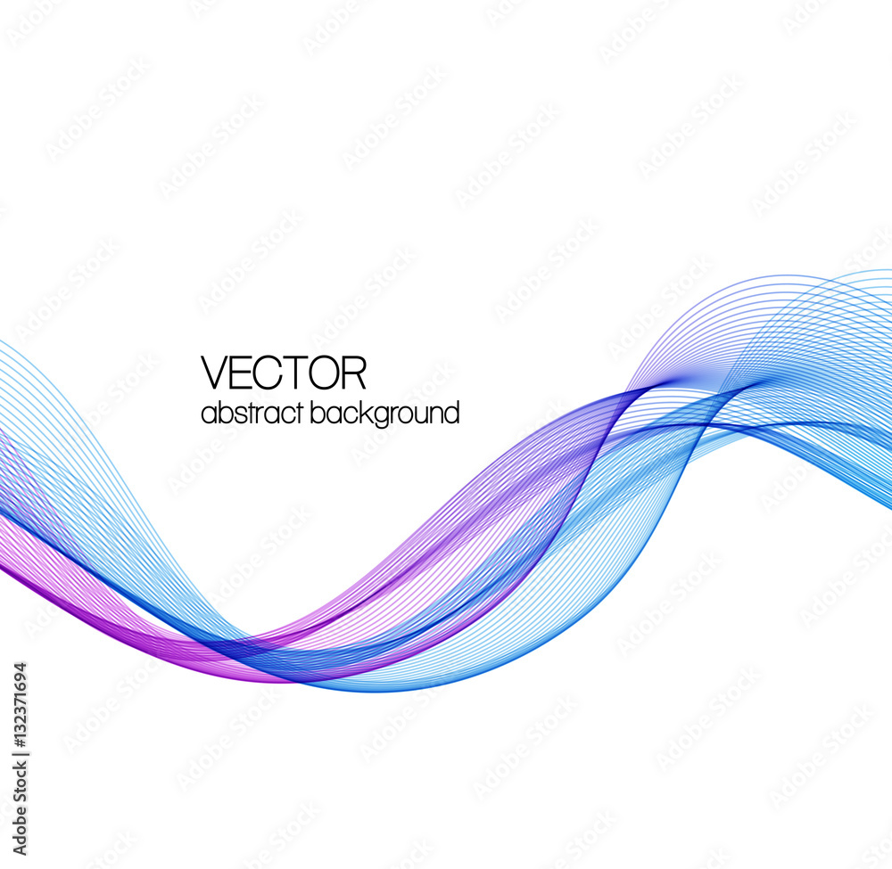 Abstract vector background, blue transparent lines Stock-Vektorgrafik ...